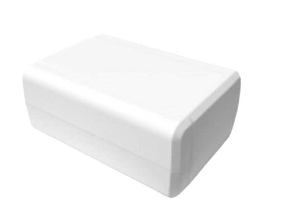 Mini Aa Battery Box 3.0 X 2.1 X 1.2 Inch - White - S1A-302112