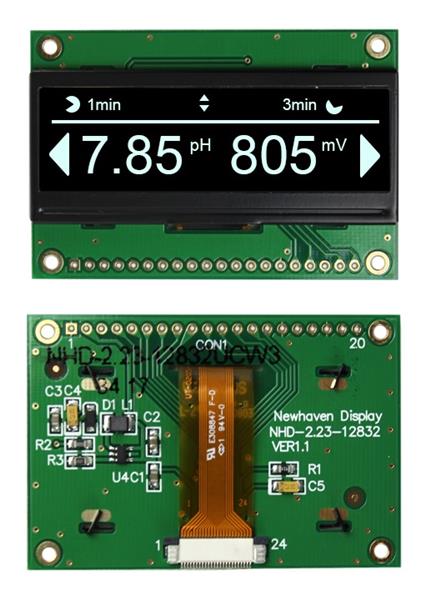 2.23 Graphic Oled White - NHD-2.23-12832UCW3