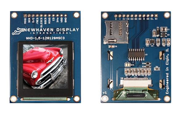 1.5" Serial Color Oled 128x128 - NHD-1.5-128128ASC3