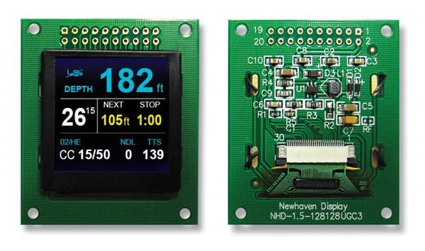 Full Color Oled 128x128 Pixels - NHD-1.5-128128UGC3