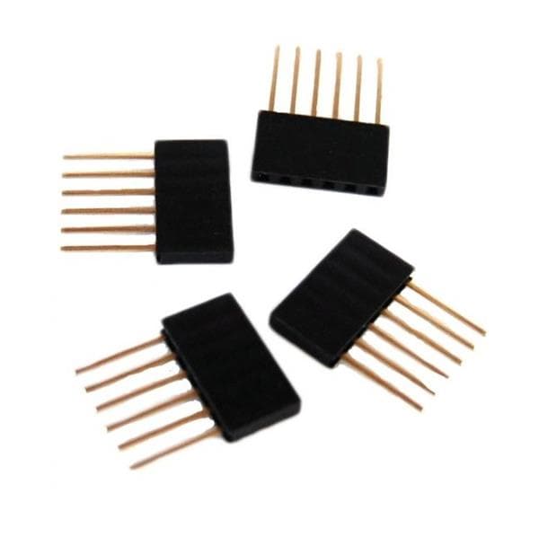 Arduino Stackable Header - 6 Pin (4 Pack) - LS-00007