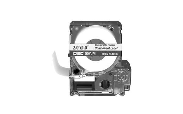 Pxe Cassette, Comp Label, Adhesive Polye - C200X100YJM