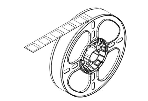 Thermtrans, Self-lam Label, Vinyl, 1.00" - S100X125VAA