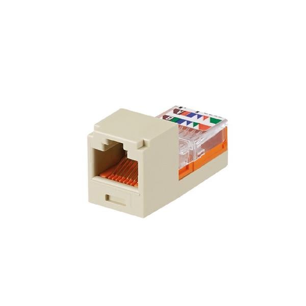 Mini-com Module, Cat 5e, Utp, 8 Pos 8 Wire, Universal, Electric Ivory ...