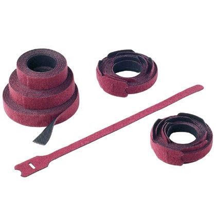 Hook & Loop Tie, Plenum Loop Style, 8.0l (203mm), .50w (12.7mm), Maroon ...