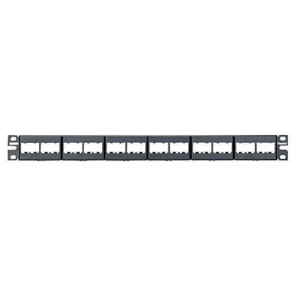 Patch Panel 24 Port Modular Black - CPP24WBLY