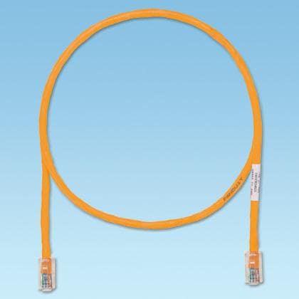 Copper Patch Cord, Cat 5e, Orange Utp Cable, 1ft - UTPCH1ORY