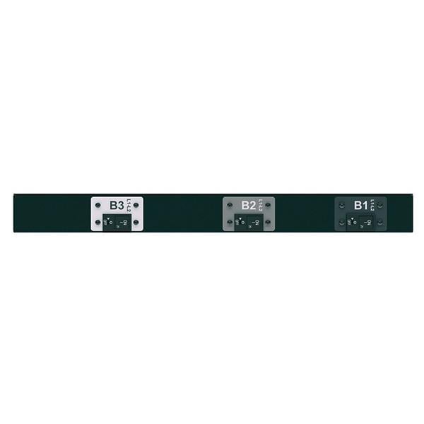 Basic Pdu, 50amp, (6)c19, Hubbell Cs8265c-3m, Black - P06B48M
