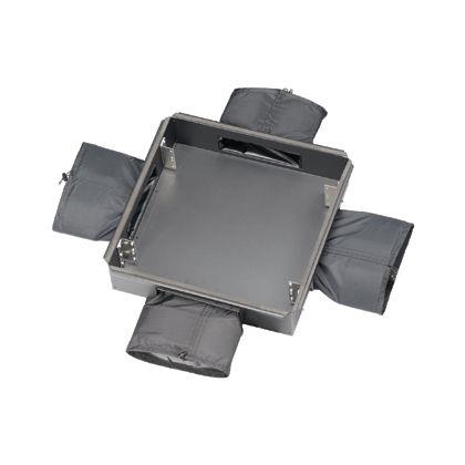 Zone Cabling Raised Floor Enclosure, 4" High (102mm) - PZRFE4U