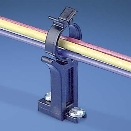 Bundle Retainer, .75" (19.1mm) Bundle, #6 Screw (m3), Black - BR.75-E6-C