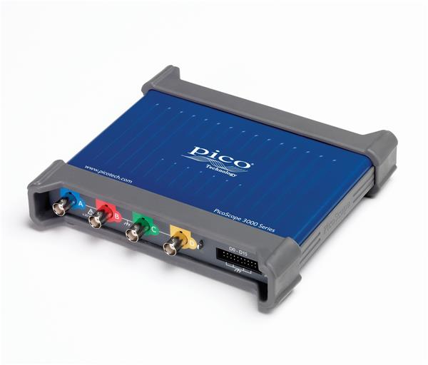 Picoscope 3403d Mso 4 Channel, 50 Mhz, 8-bit Mixed Signal Oscilloscope ...
