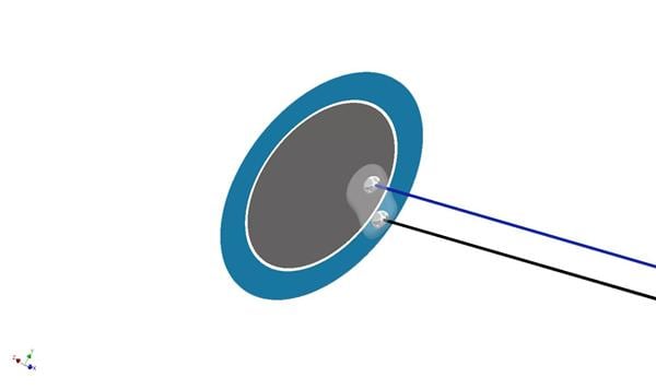 Piezo Ceramic Bender 20mm Dia 2.5khz - AB2025B-LW100-R