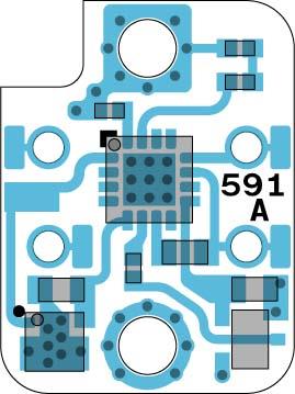 Active Bias Controller, Hmc981lp3e [pcb: 591]spring Pins - XR-B5T4-0304D-SP