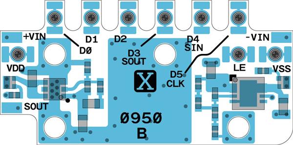 Voltage Regulator, Adp7182acpz-r7 [pcb: 0950]spring Pins - XR-C9G5-0804D-SP
