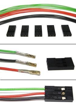 5 (3) Prong Fem/fem Cable Harness 12" - 920-0080-01