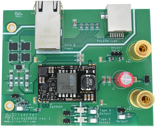 Eval Board For Ag59612-lpb Ieee802.3bt Pd Module - EvalAg59612-LPB