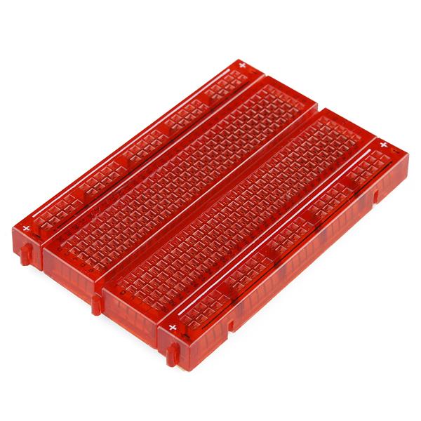 Breadboard - Translucent Self-adhesive (red) - PRT-11317