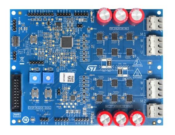 Stspin32g4 & Stdrive101 Demonstration Board For Driving Two Bldc Motors ...