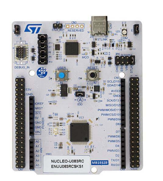 Stm32 Nucleo-64 Development Board With Stm32u031r8 Mcu, Supports Arduino - NUCLEO-U031R8