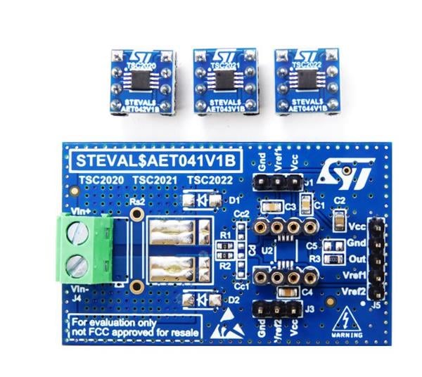 Evaluation Kit Tsc202x Family, High Voltage, Precision Current Sense Amplifier - STEVAL-AETKT4V1