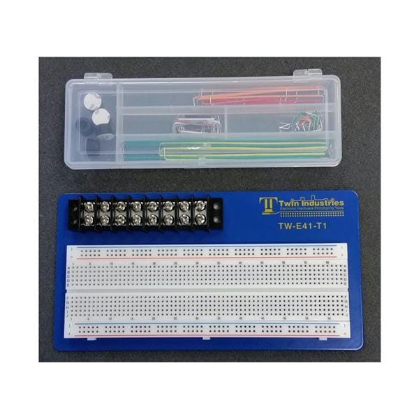Solderless Breadboard 2" X 6.5"; 1 Terminal Strip With 630 Tie Points ...