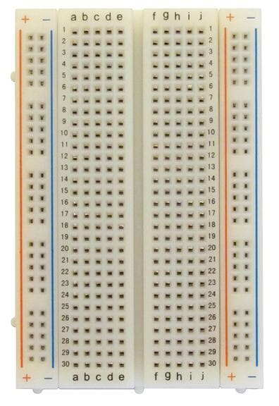 Solderless Breadboard 2.14" X 3.3"; 1 Terminal Strip With 430 Tie ...