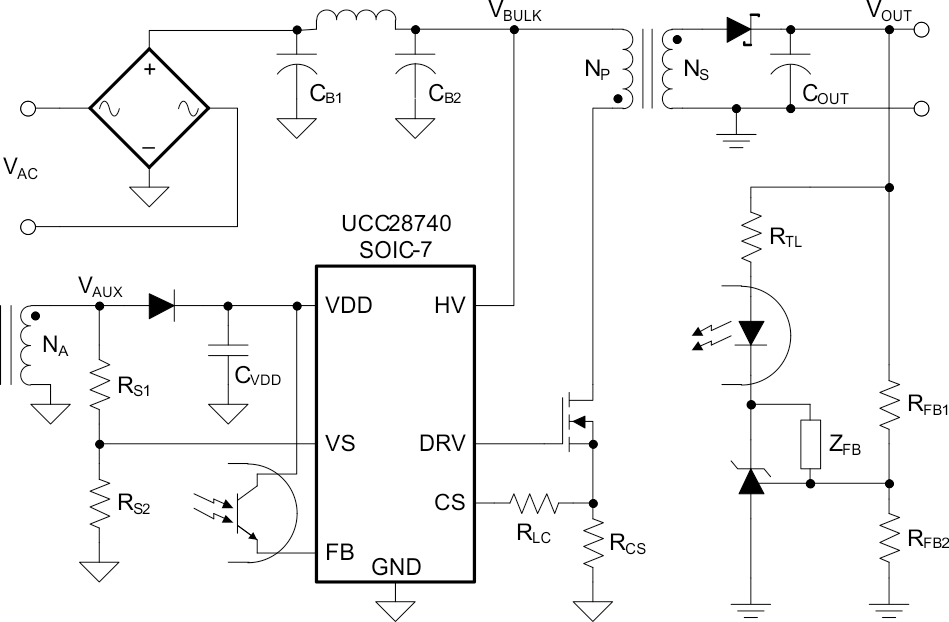 UCC28740DR Texas Instruments | Mouser