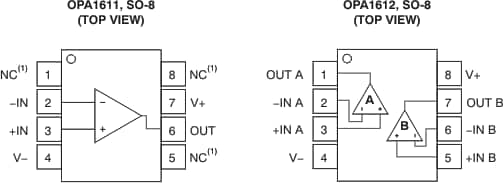 OPA1611AIDR Texas Instruments | Mouser
