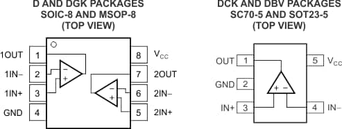 TLV3201AIDBVR Texas Instruments | Mouser