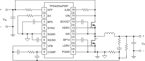 TPS40057PWPR Texas Instruments | Mouser
