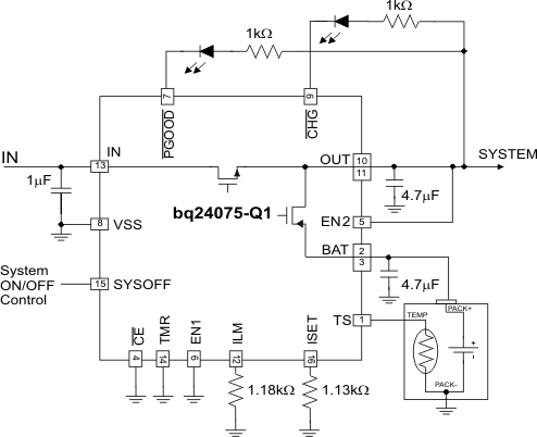 BQ24075QRGTRQ1 Texas Instruments | Mouser