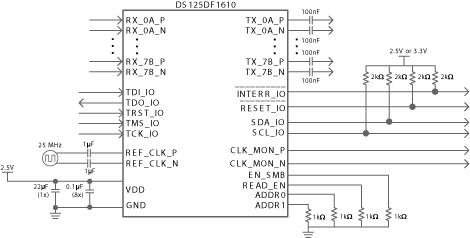 DS125DF1610FB/NOPB Texas Instruments | Mouser