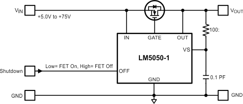 LM5050Q1MKX-1/NOPB Texas Instruments | Mouser Italia