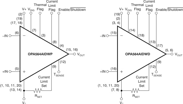 OPA564AQDWPRQ1 Texas Instruments | Mouser