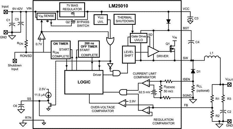 LM25010MHX/NOPB Texas Instruments | Mouser