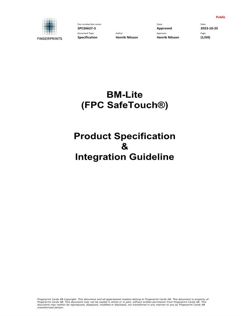 Fingerprint Sensors Fingerprint Sensor Modules Datasheets – Mouser