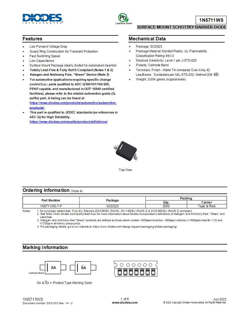 Smd Diode Marking