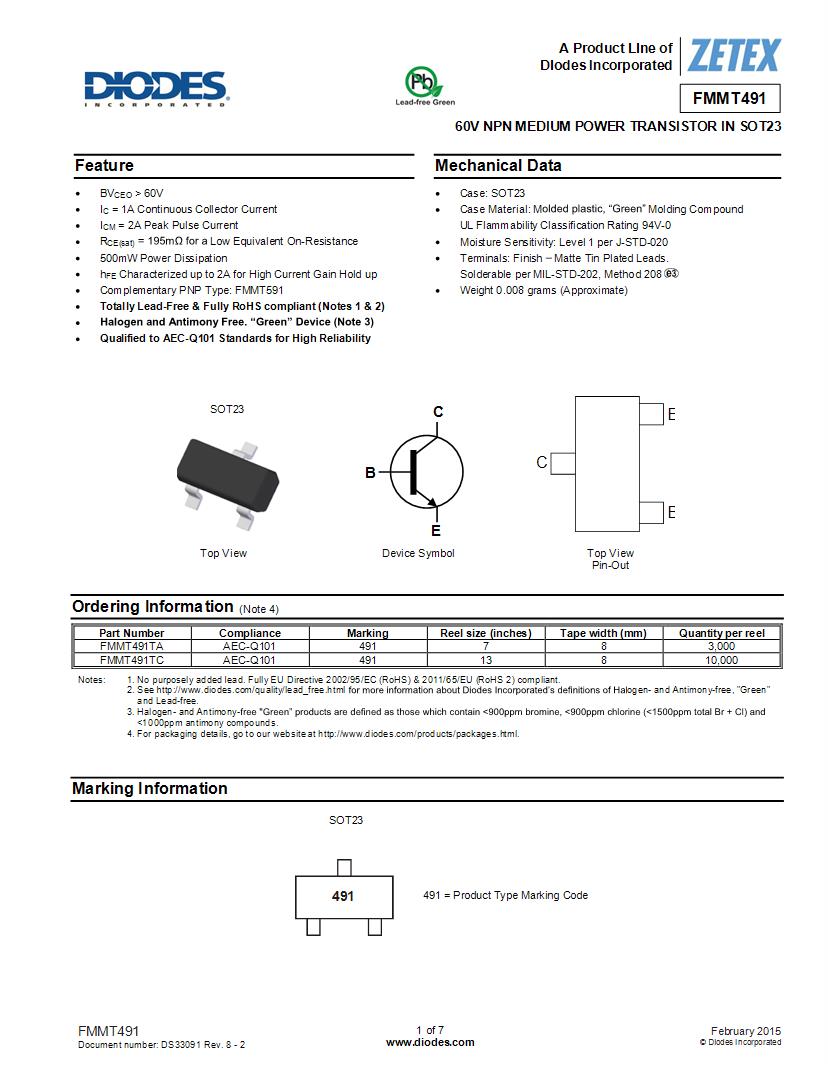 Datasheet Transistor Smd N1 at Helen Byrne blog