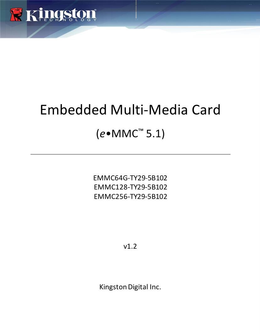 eMMC Datasheets – Mouser