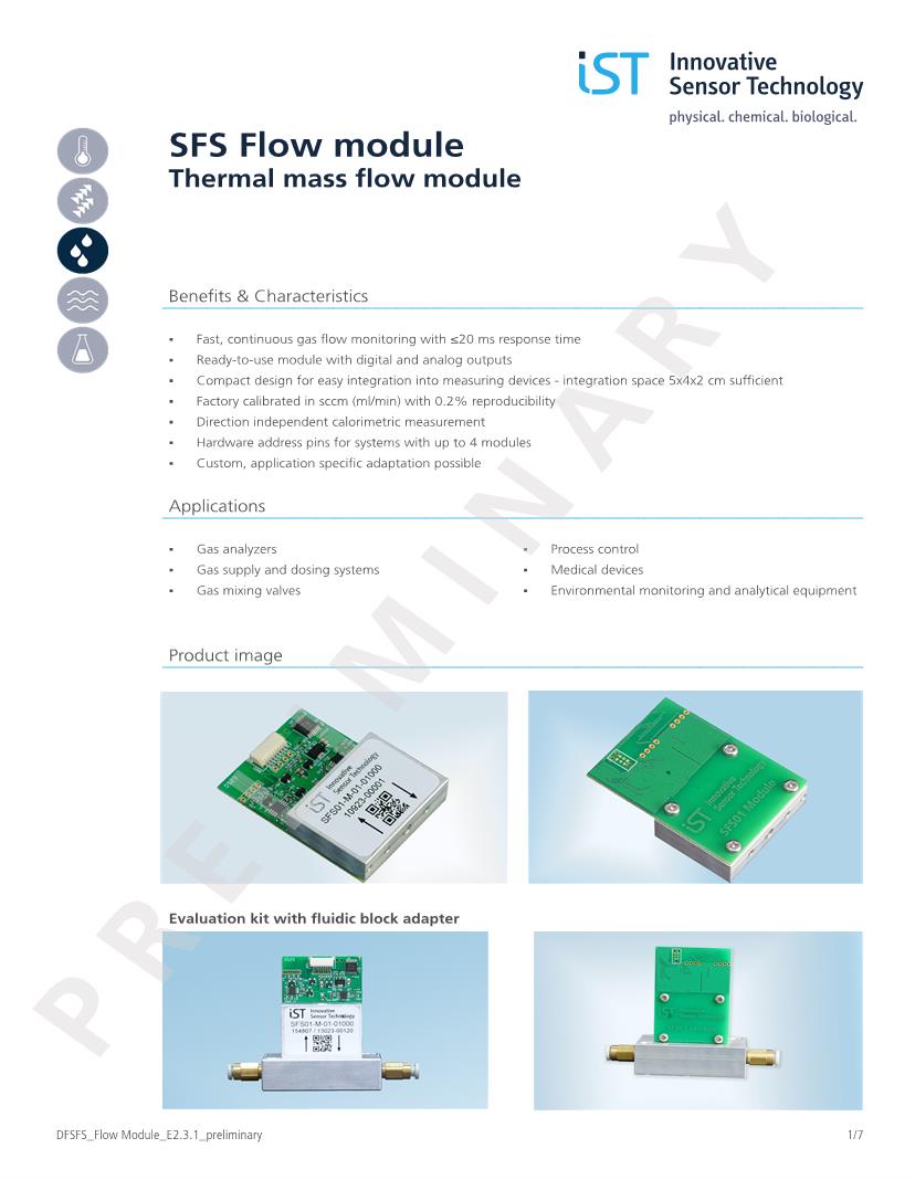 Innovative Sensor Technology Datasheets – Mouser