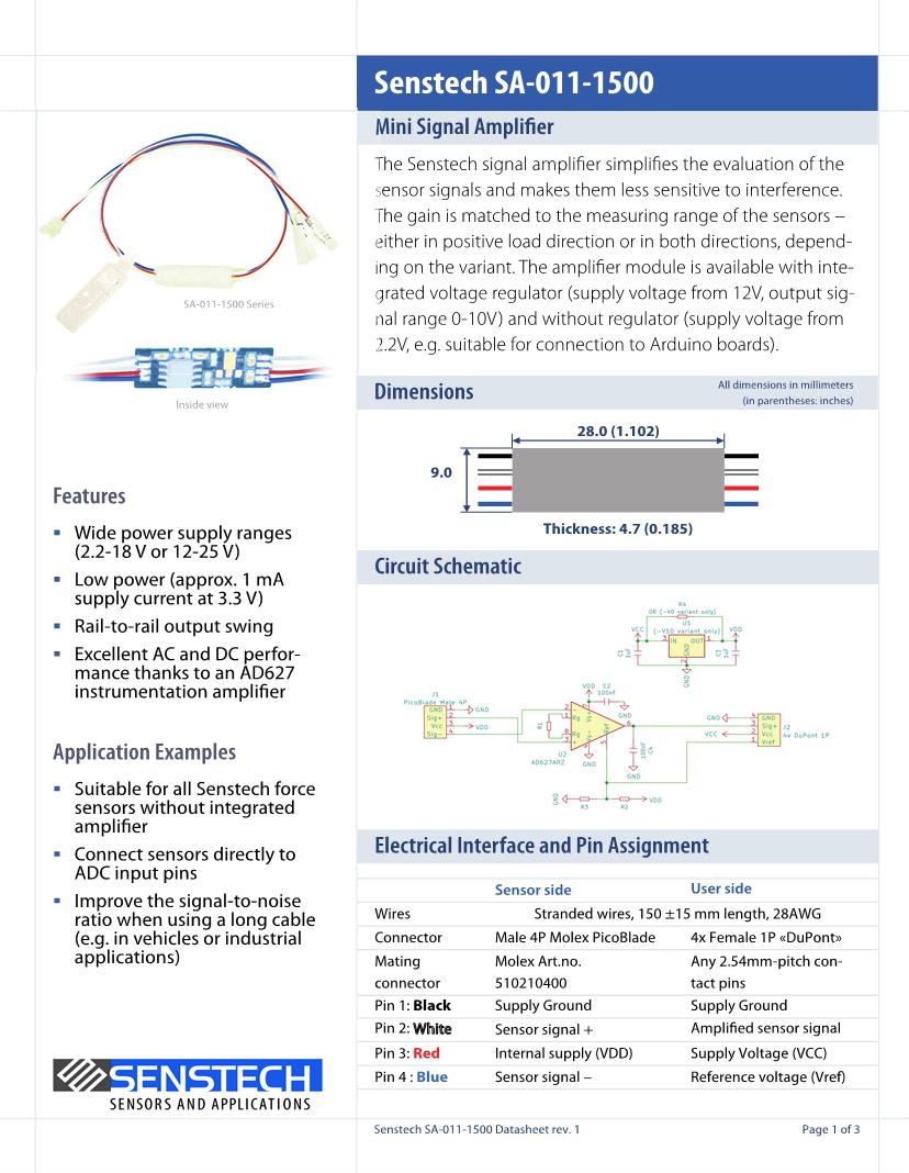 Innovative Sensor Technology Datasheets – Mouser