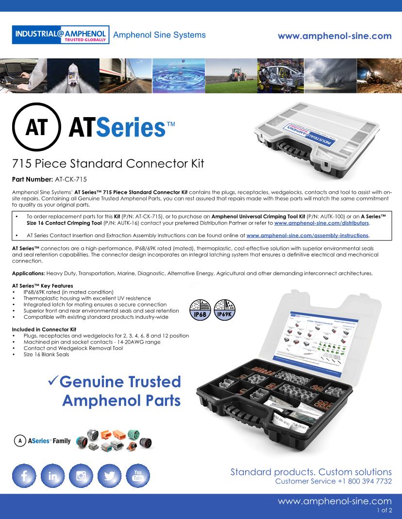 Amphenol Automotive Connectors Datasheets – Mouser