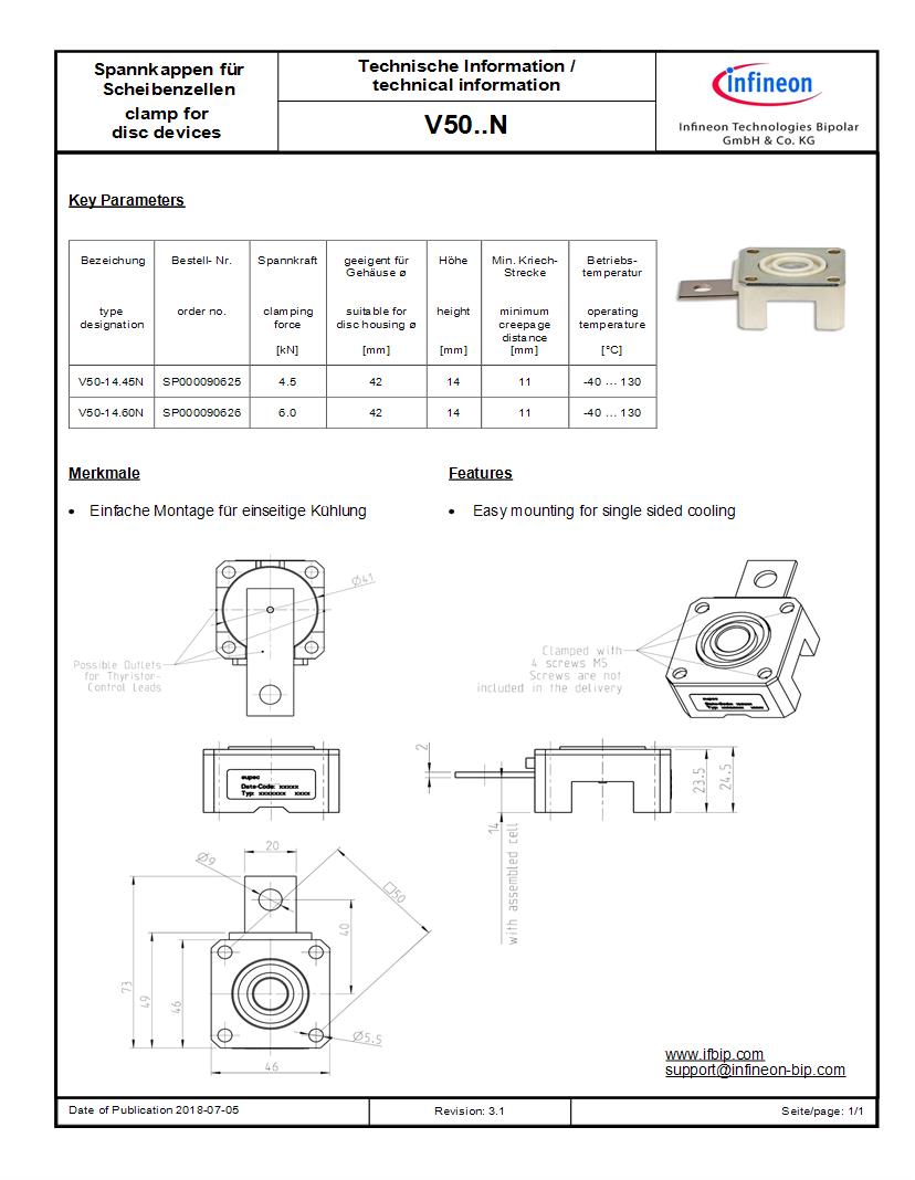 Clamp Electromechanical Datasheets – Mouser