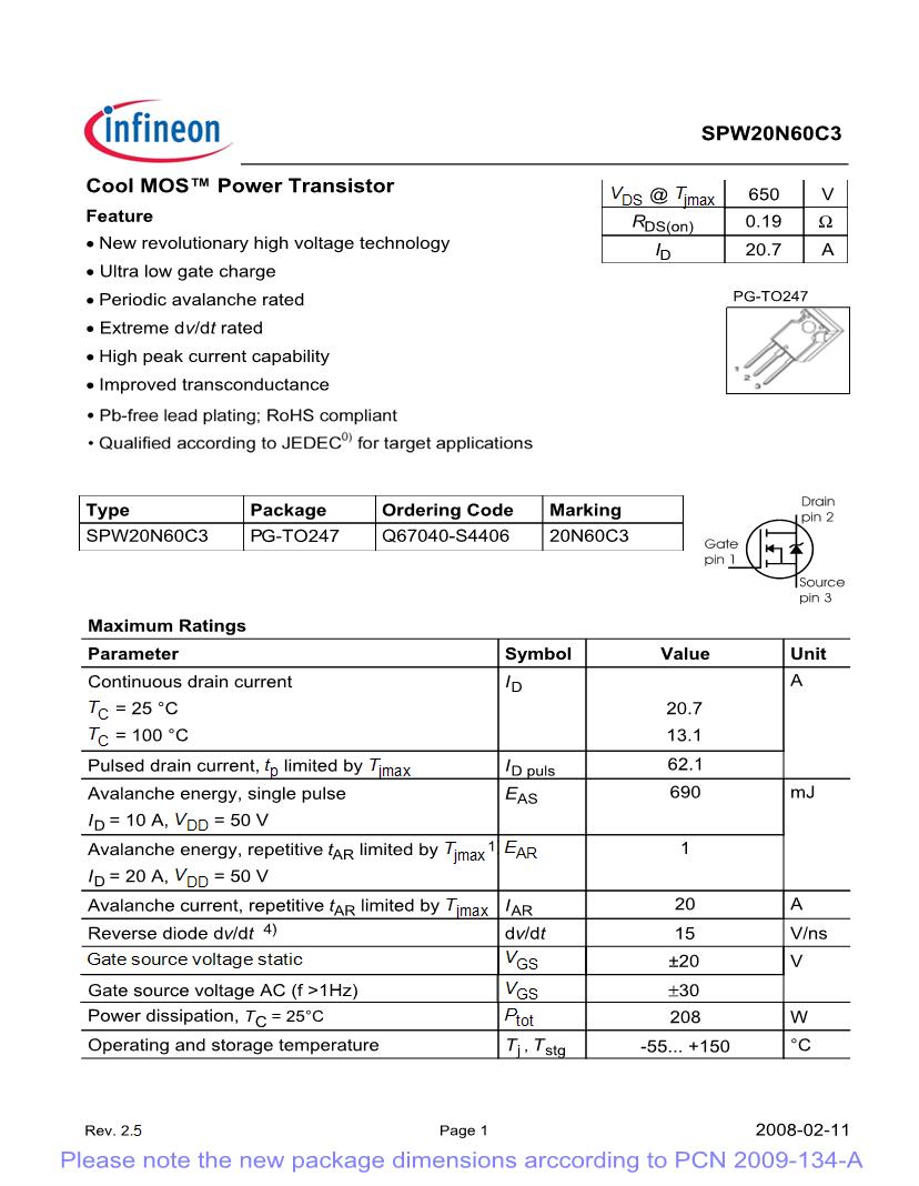 20n60c3 Mosfet Pinout Cheap Retailers | www.oceanproperty.co.th