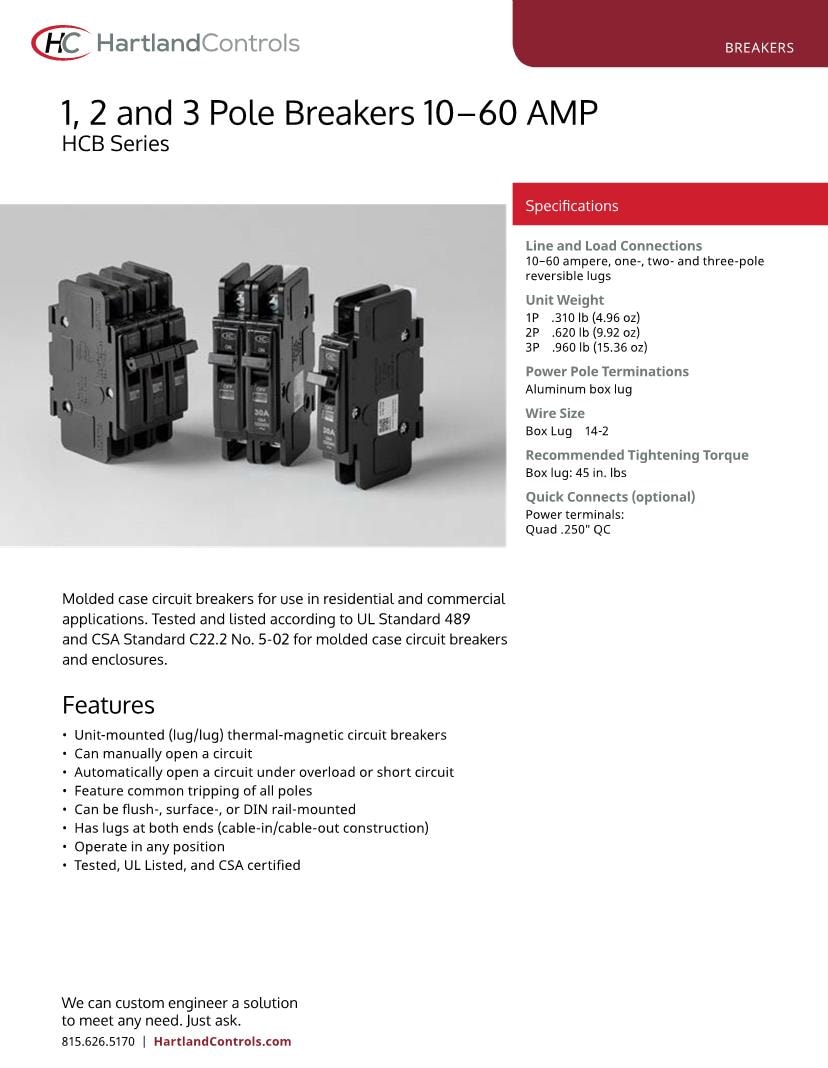 Circuit Breakers Datasheets – Mouser