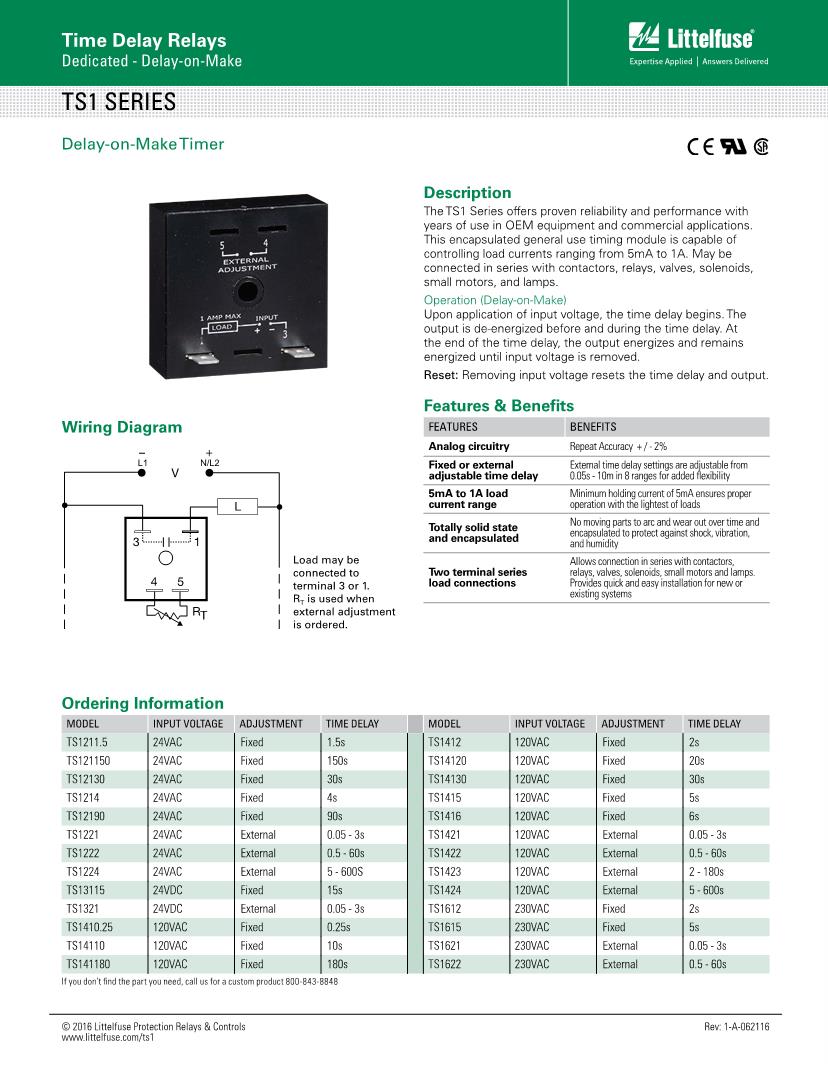 Time Delay & Timing Relays Datasheets – Mouser