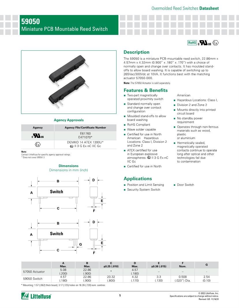 Magnetic Reed Switch Suppliers