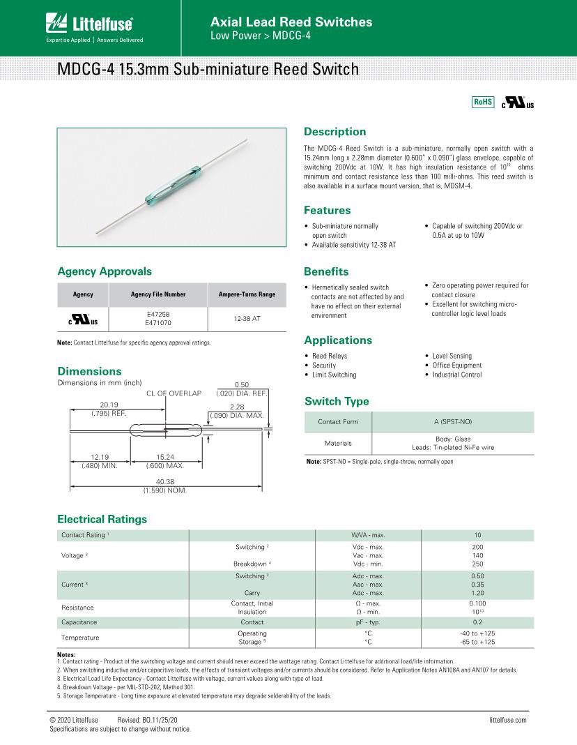 Magnetic Reed Switch Suppliers