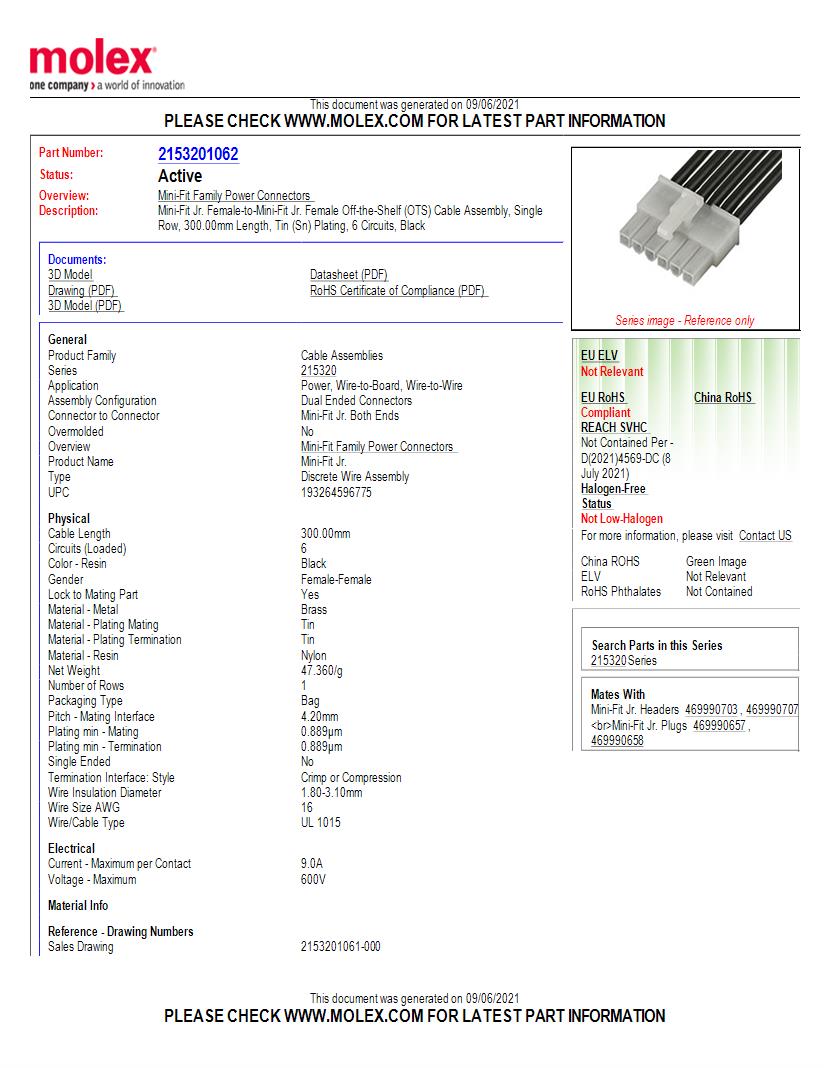 Discrete Wire Cable Assemblies Cable Assemblies Datasheets – Mouser