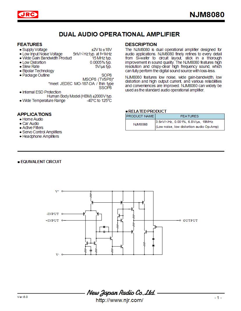 JRC NJM5534DD (NE5534 A) Low Noise Audio Op Amp, DIP, Lot, 49% OFF